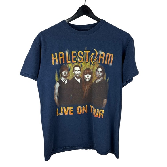 Shirts | Mens Y2k Halestorm The Pretty Reckless Live On Tour Band Shirt ...